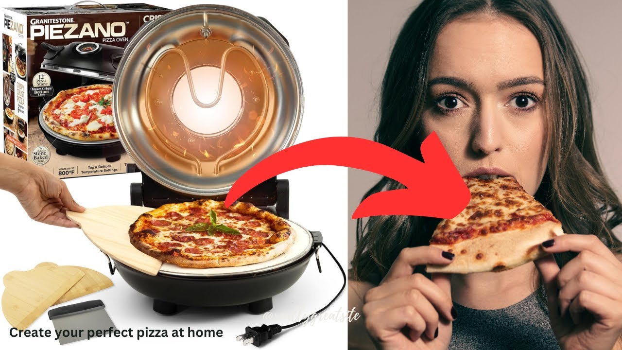 PIEZANO Crispy Crust Pizza Oven by Granitestone - YouTube