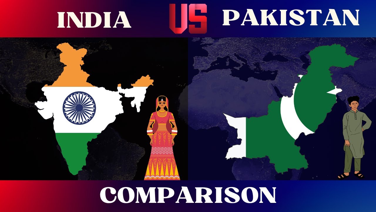 India vs Pakistan Country Comparison | India vs Pakistan 2022 ...