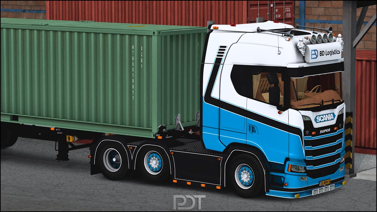 Scania 450S "BD_Logistics" [PDT] - YouTube