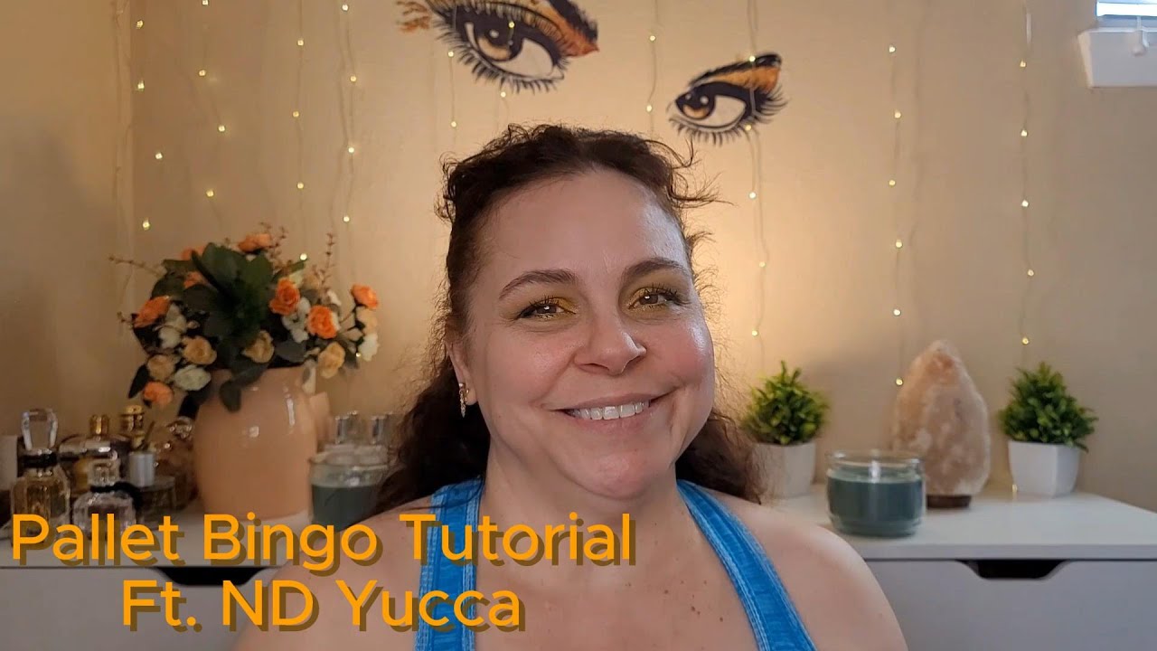 Pallet Bingo Tutorial with Natasha Denona Yucca - YouTube