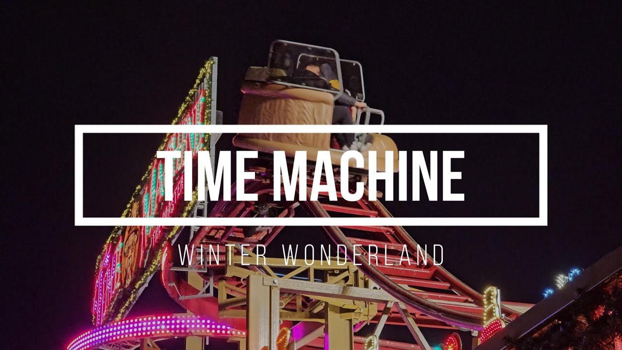 Time Machine On-Ride POV, Spinning Roller Coaster at Hyde Park Winter ...