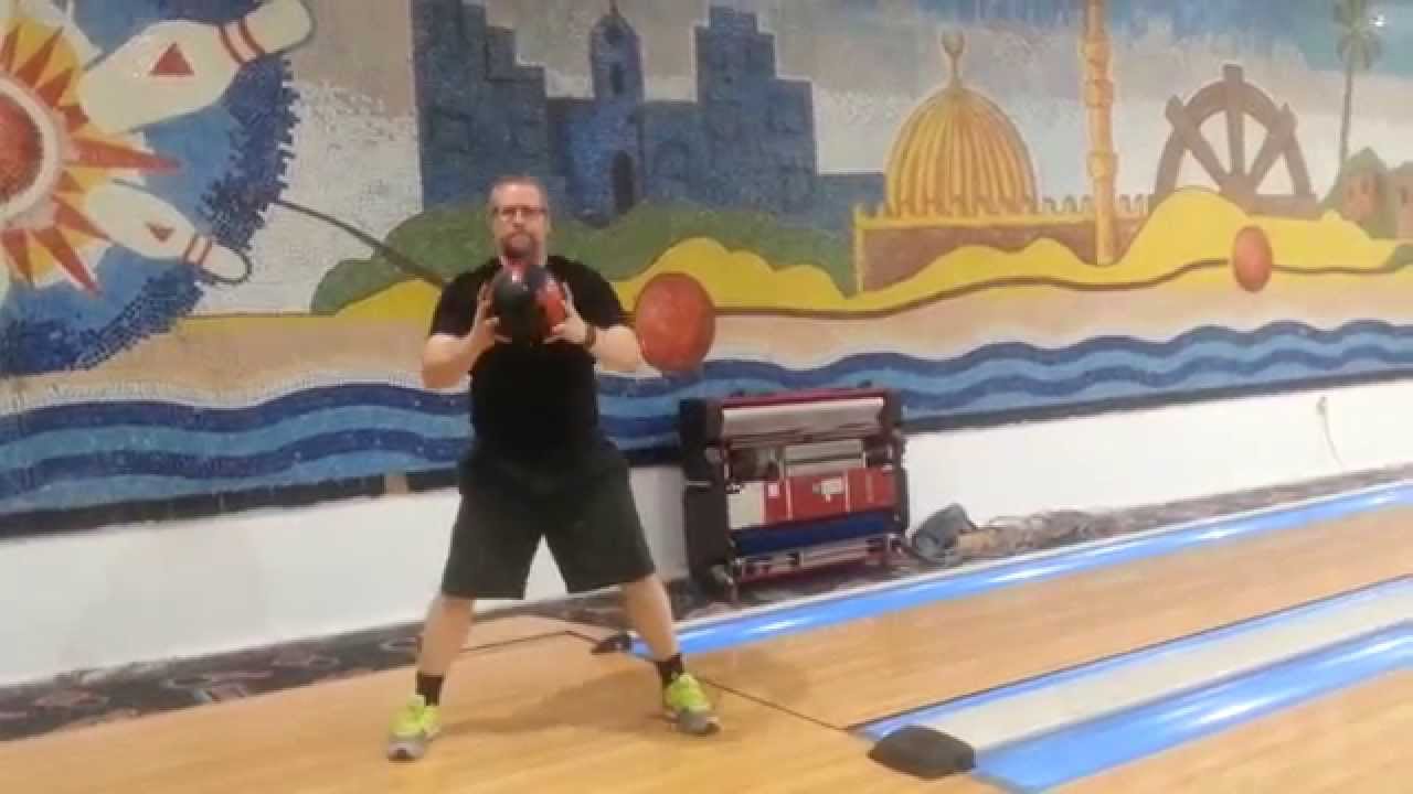 Bowling Ball Fitness Exercise # 2 - YouTube