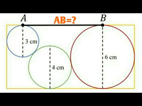 Circles In rectangle (Solution Of Most Viral Facebook Question) ||Study ...