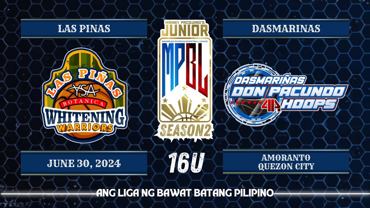 Junior MPBL Season 2 | Las Piñas Ysa Botanica Whitening Warriors VS ...