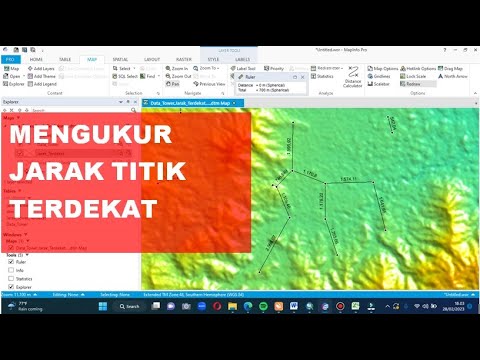 Tutorial Mencari & Mengukur Jarak Titik Terdekat MapInfo - YouTube