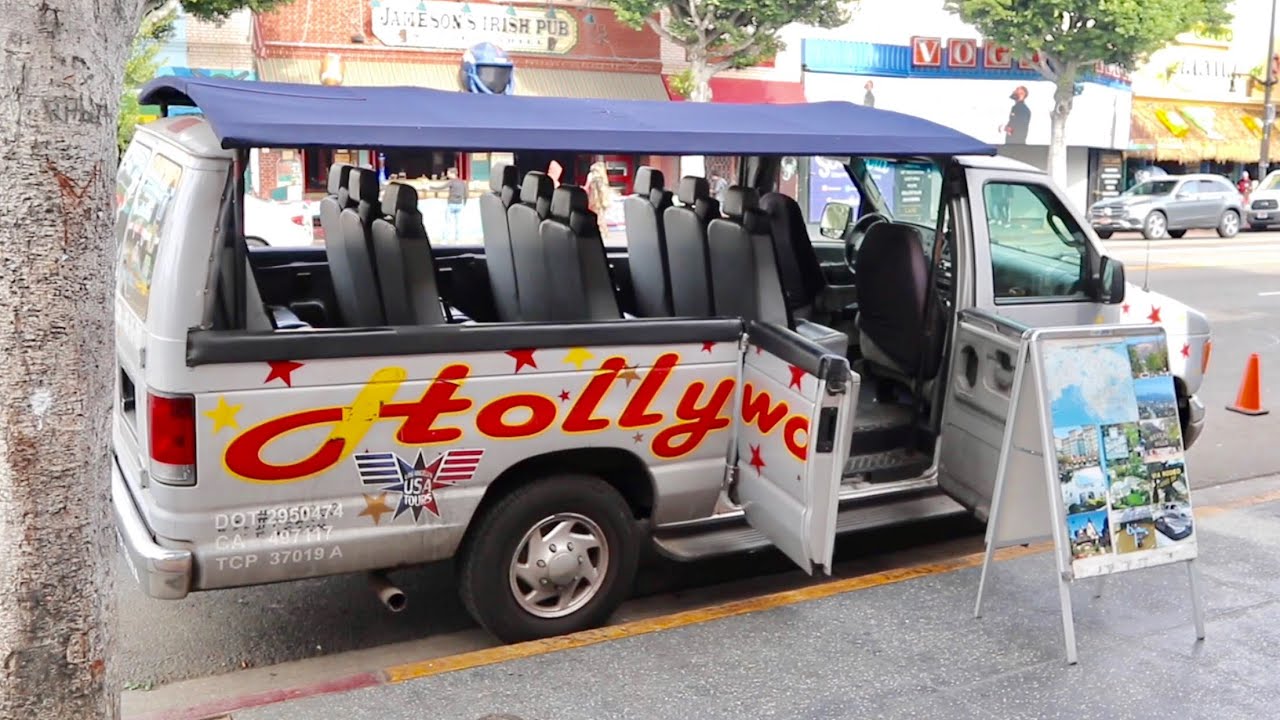 Hollywood Van Tour ( Full Experience ) - Celebrity Homes / Beverly ...