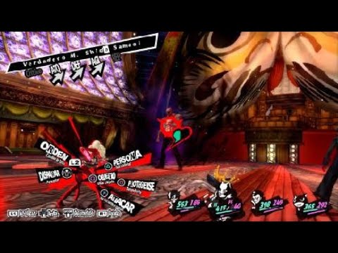 Persona 5 Royal Shido Boss Fight - YouTube