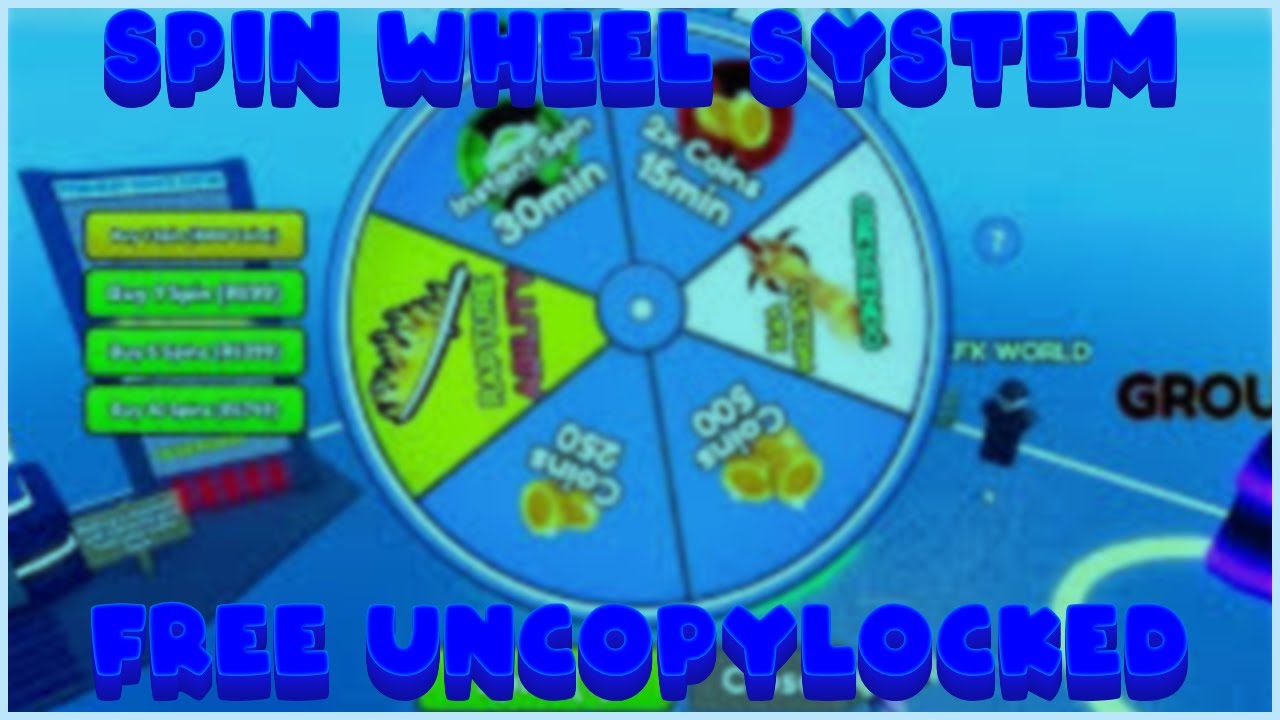 🔘 FREE Spin Wheel System Uncopylocked 🔐 [Roblox Studio] - YouTube