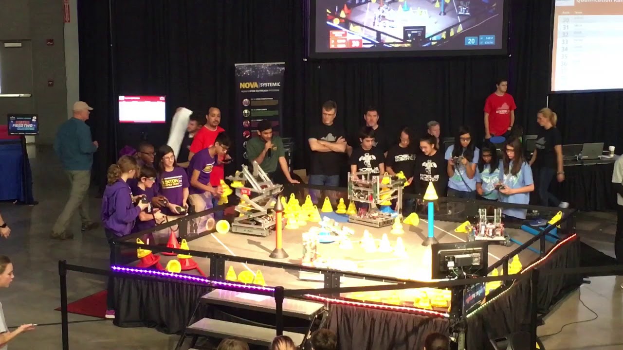 VEX Virginia State MS Quarter Finals - YouTube
