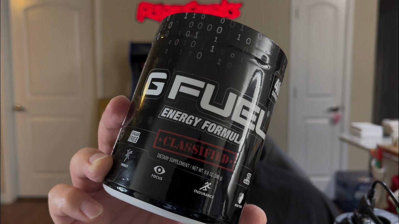G FUEL CLASSIFIED Flavor Review And Taste Test! - YouTube