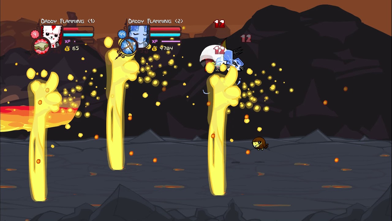 Castle Crashers Lava World skip - YouTube