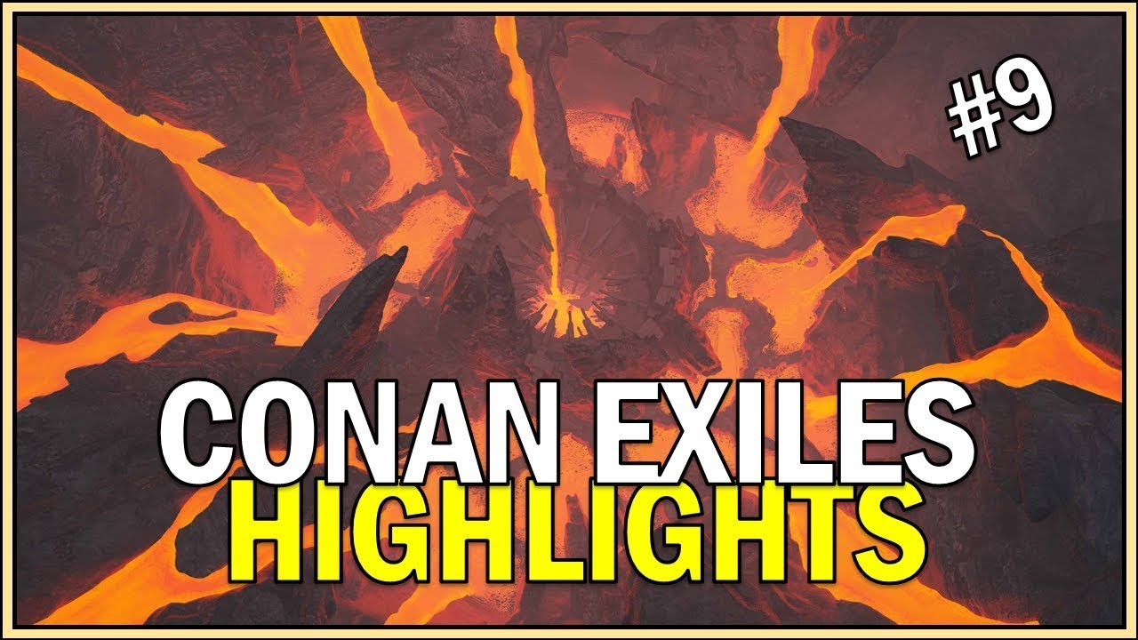 Our Journey to the Center of the Volcano in Conan Exiles - YouTube