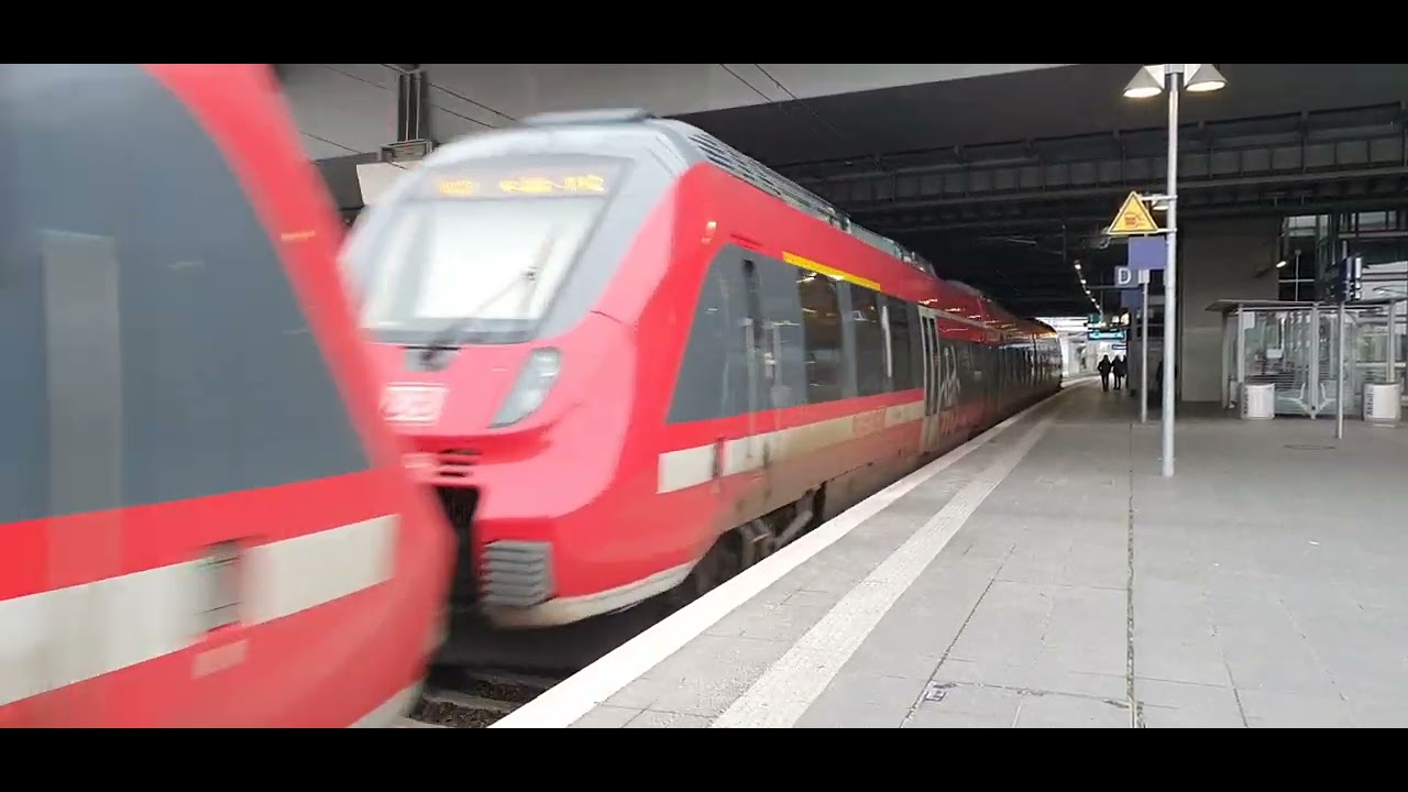 Ausfahrt RB 23 in Berlin Ostkreuz auf Gleis 1 - YouTube