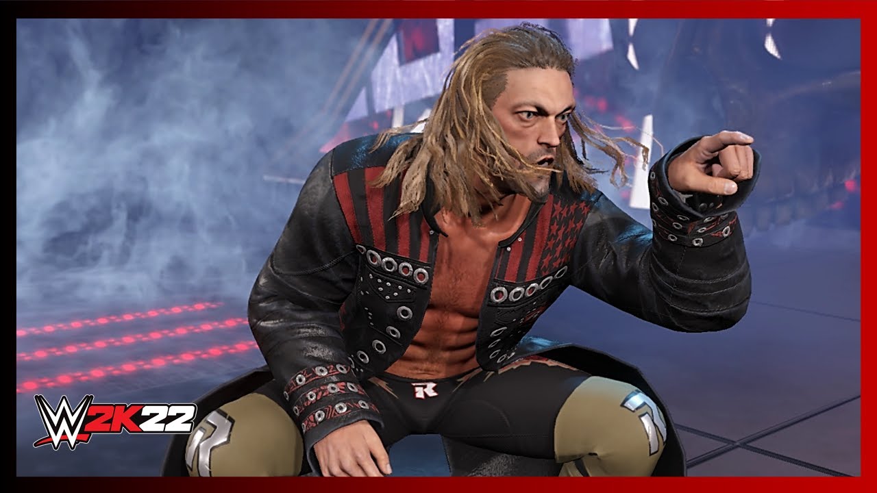 THE EDGE ...ring entrance | WWE 2K22 - YouTube