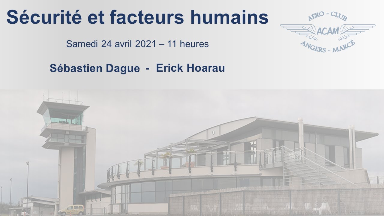 Sécurité et facteurs humains en aviation générale - YouTube