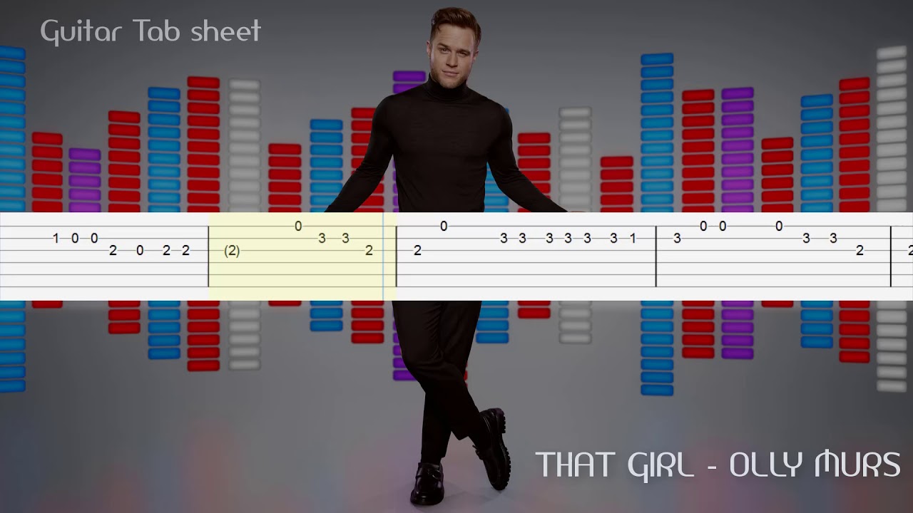 Olly Murs - That Girl Guitar tutorial - YouTube