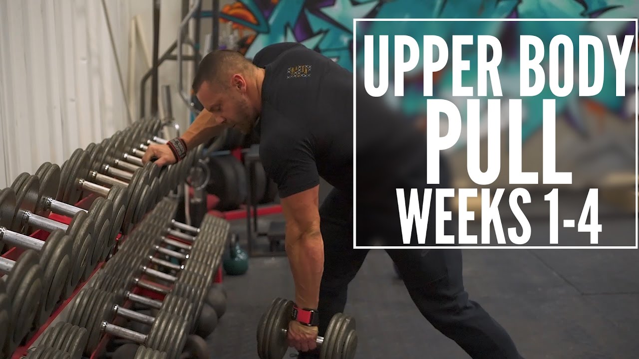 Train Like a Machine Weeks 1-4 Upper Body Pull | Tiger Fitness - YouTube
