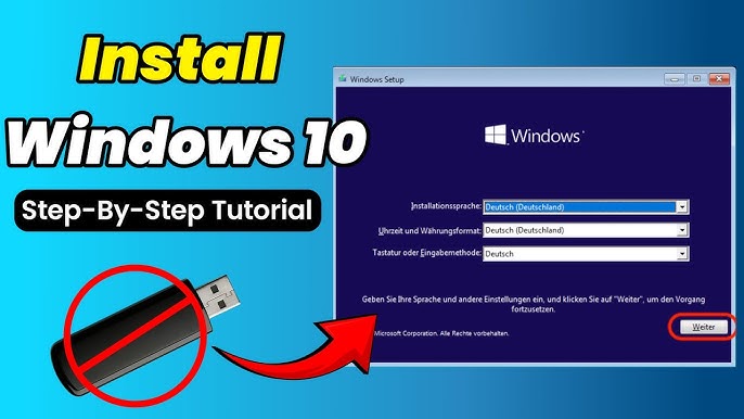 Installing Windows 10 Without Usb Or Dvd Step By Step