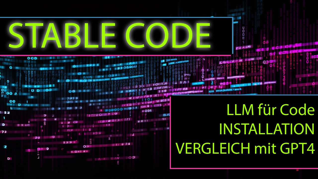 Stable Code: Die KI um lokal Code zu generieren - YouTube