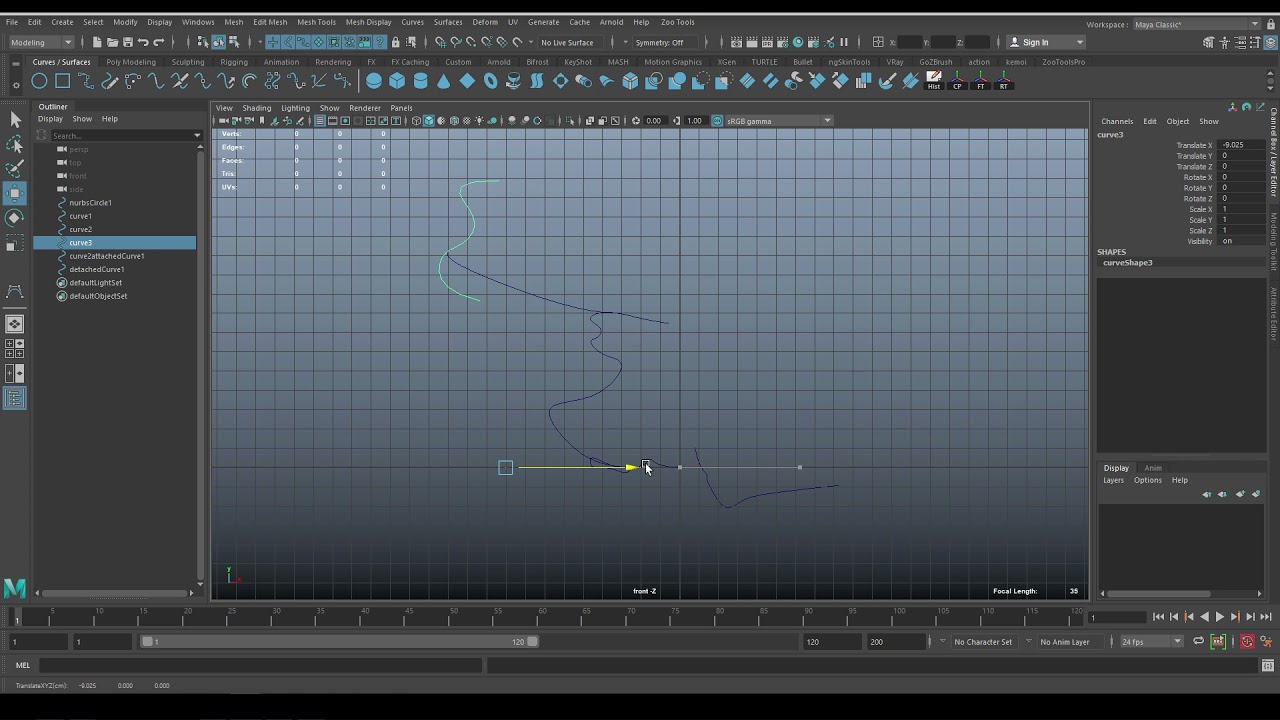 Buổi 03 Maya modeling basic - maya 2019 - YouTube