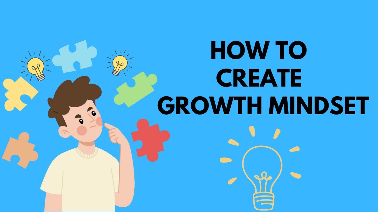 HOW TO CREATE A GROWTH MINDSET - YouTube