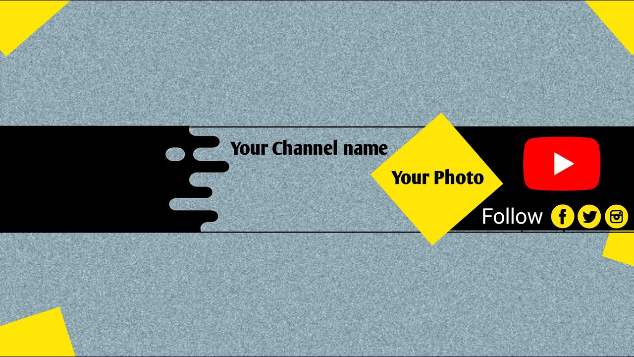 How To Create A Professional Youtube Banner - YouTube