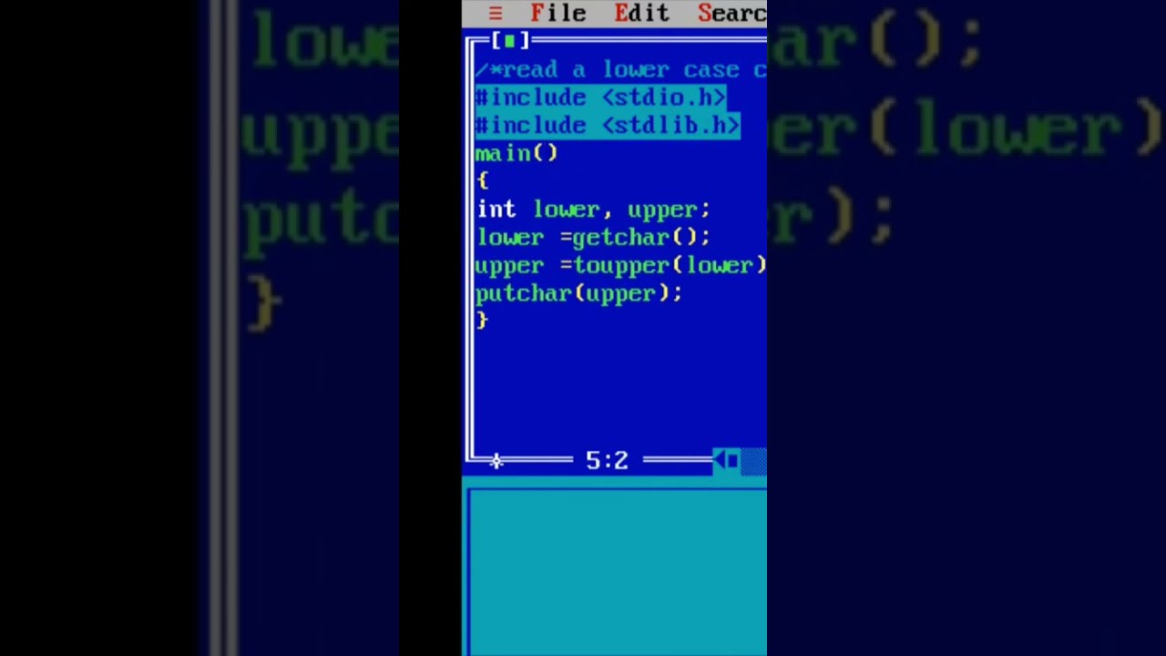 C Programming Lower Case Character To Upper Case Character C Programming Lower Case Character To Upper Case Character