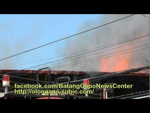 Olongapo City - Sunog sa Rizal Ave. Cor 2nd St. 4.9.2012 - YouTube