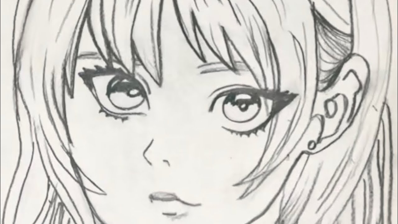 How to draw Manga Anime characters ||step by step - YouTube