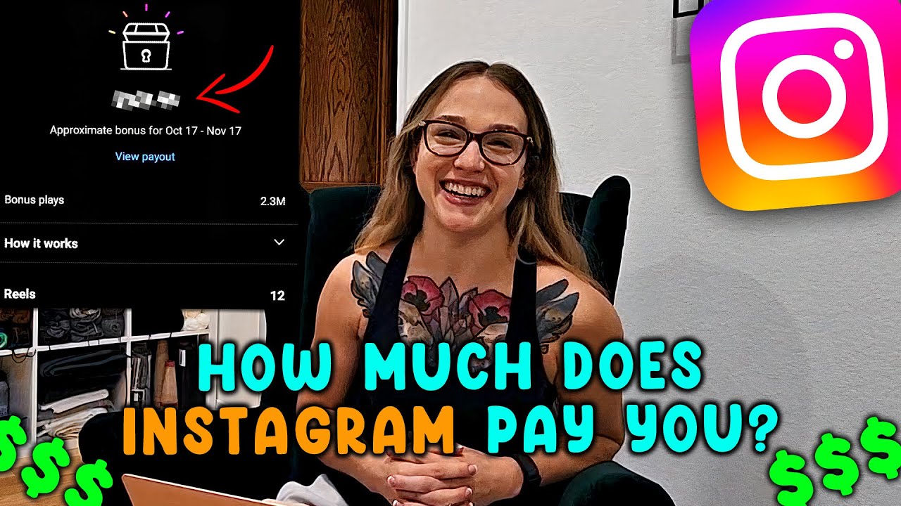 How Much INSTAGRAM Paid Me For 1MILLION VIEWS How To Make Money On