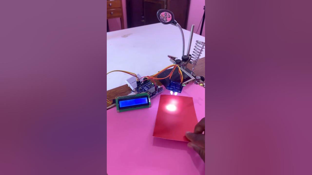 Color Detector Circuit with Arduino Uno R4 WiFi using TCS3200 Color Sensor & an LCD Display # ...