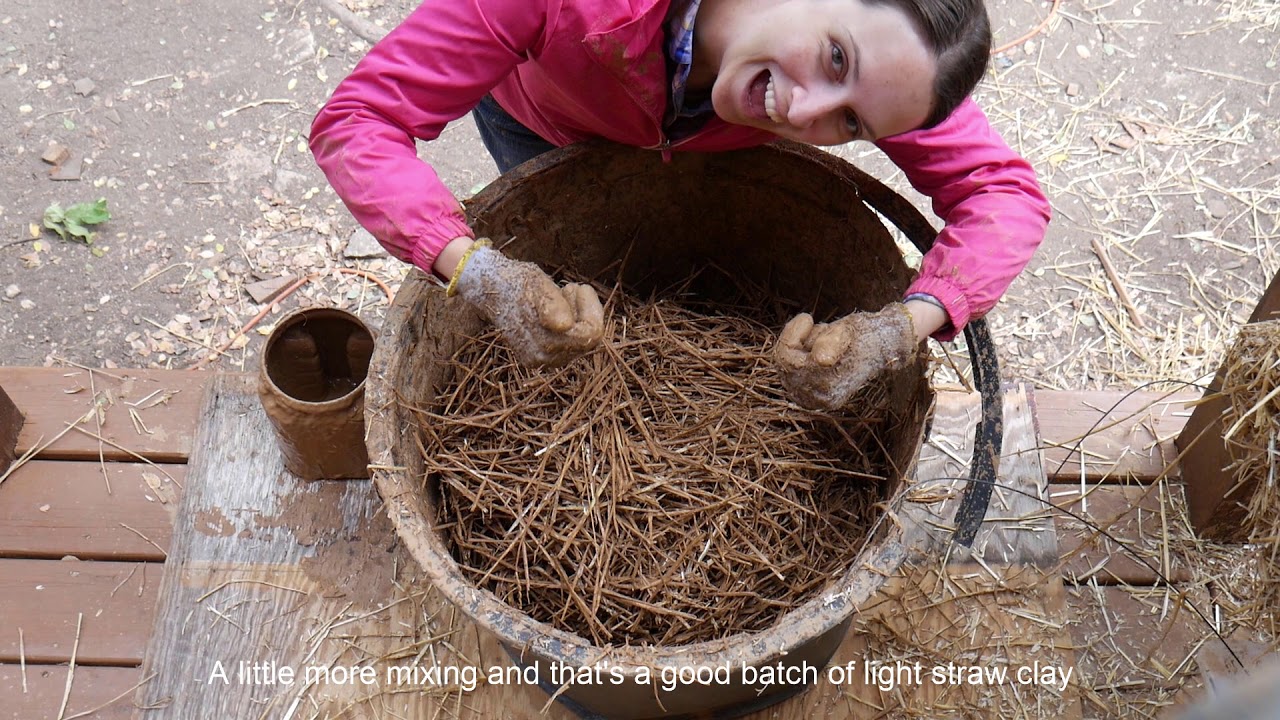 TFC: Light Straw Clay Construction Introduction - YouTube
