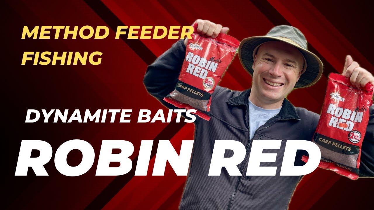 Method Feeder fishing For Carp With Dynamite Baits Robin Red Pellets - YouTube