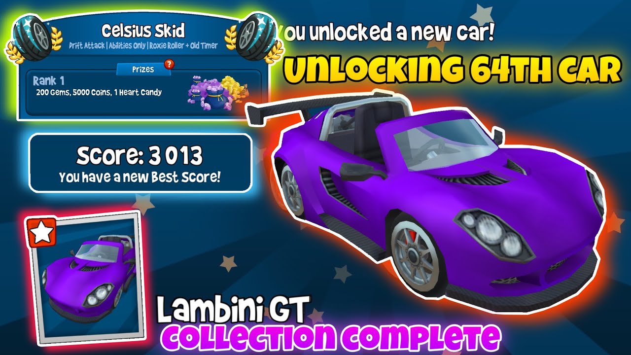 Celsius Skid 🎿 | Unlocking 64th Car 🏎️Collection Complete | Beach Buggy ...