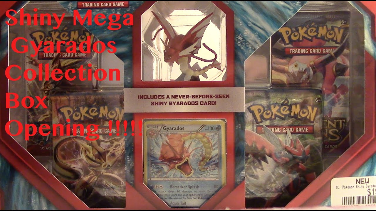 Shiny Mega Gyarados Collection Box - YouTube