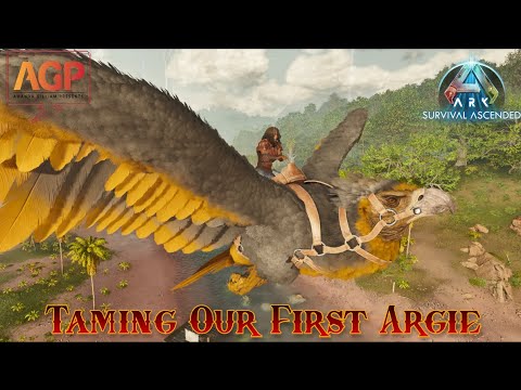 Ark Survival Ascend: Season 1: Part 4: Taming an Argie - YouTube