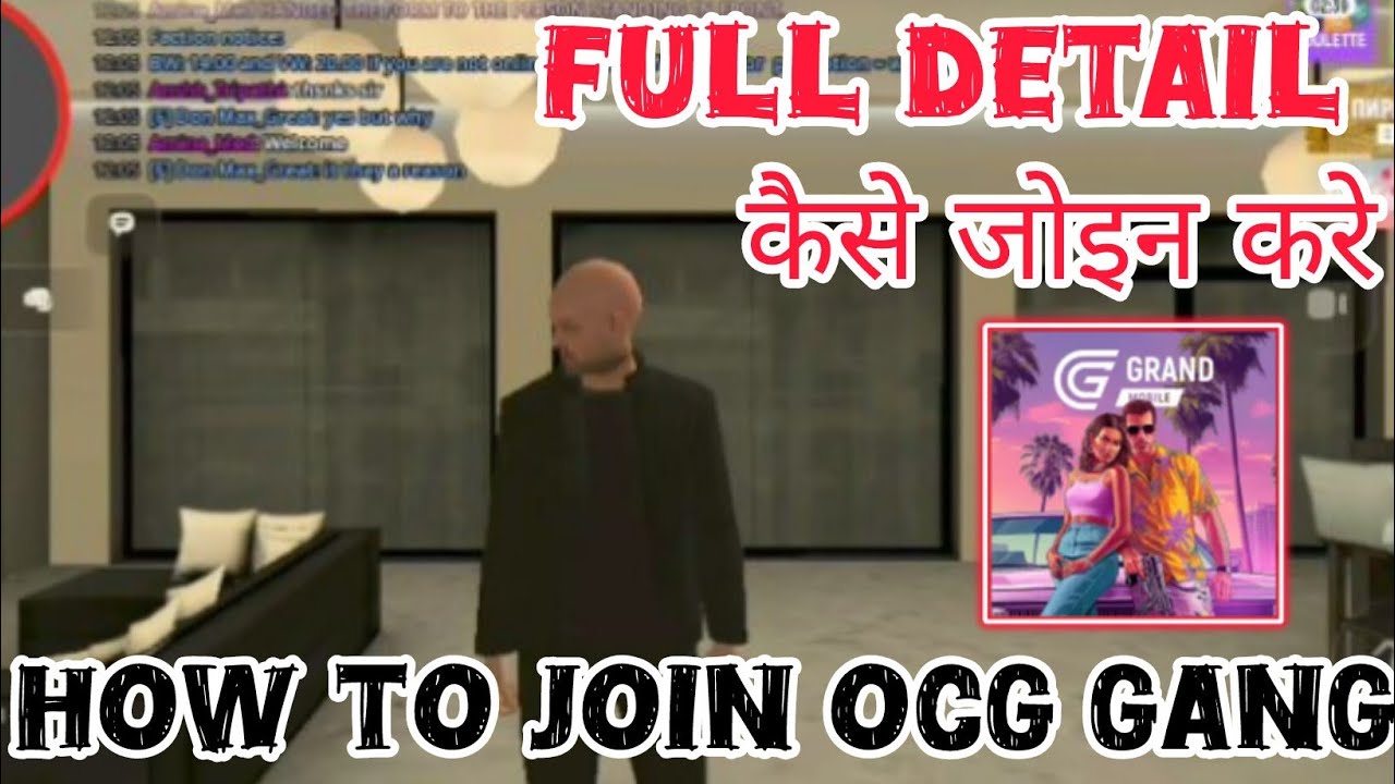 How To Join Ocg Gang In grand mobile rp life simulator | how to join ...