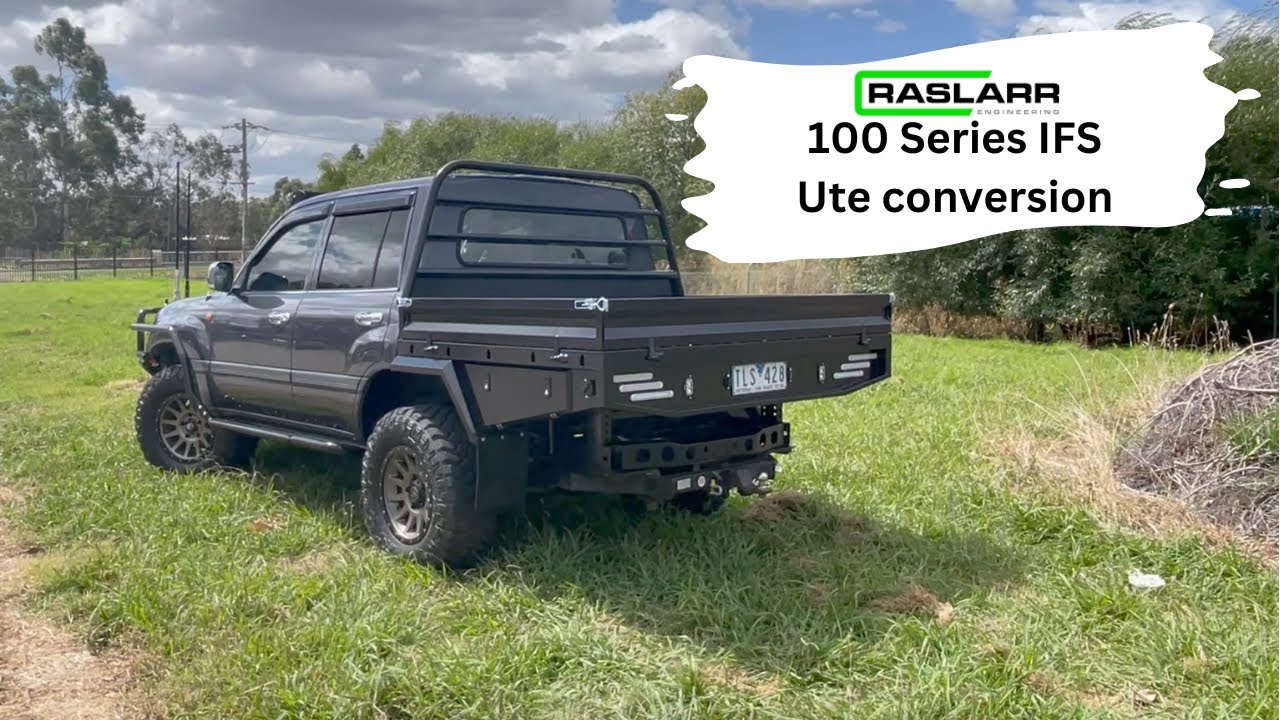 RASLARR - 100 series IFS Ute conversion - YouTube
