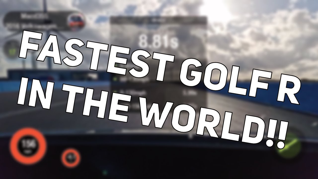 The FASTEST Golf R in the WORLD - 8.8s QUARTER MILE - YouTube