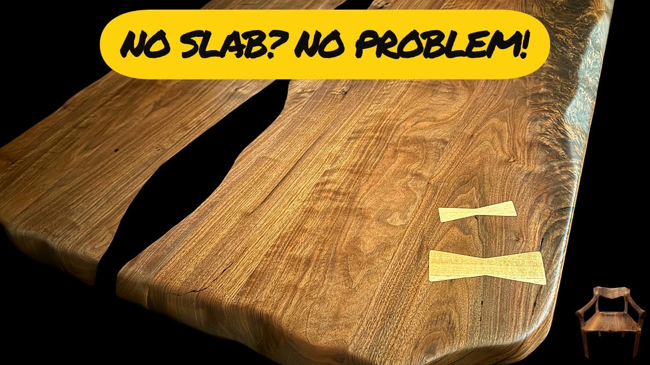 You Don’t Need a Slab! Transforming Walnut Boards into a Masterpiece ...