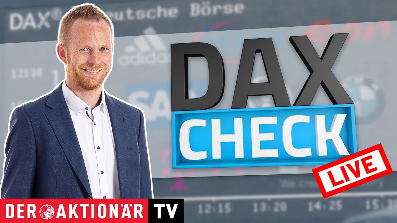 DAX-Check LIVE: Adidas, Covestro, Infineon, RWE, Symrise - YouTube