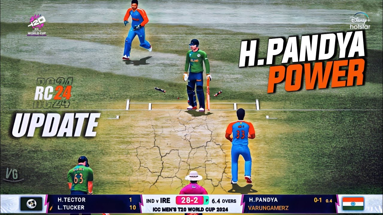 Rc24 New Update Gameplay | With Real Jerseys & Faces | T20 World Cup ...