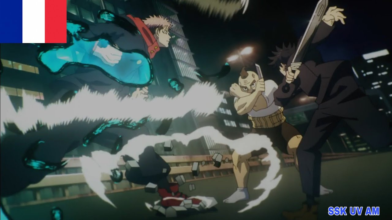 les scènes de fight du duo itadori et megumi🔥en VF 🇫🇷🇫🇷 : jujutsu ...