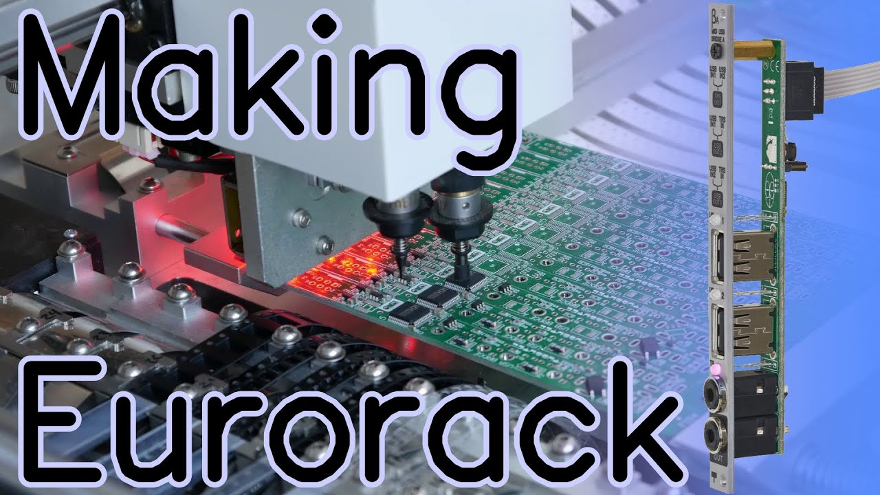 Eurorack manufacturing in Berlin - Tubbutec USB Bridge A - YouTube