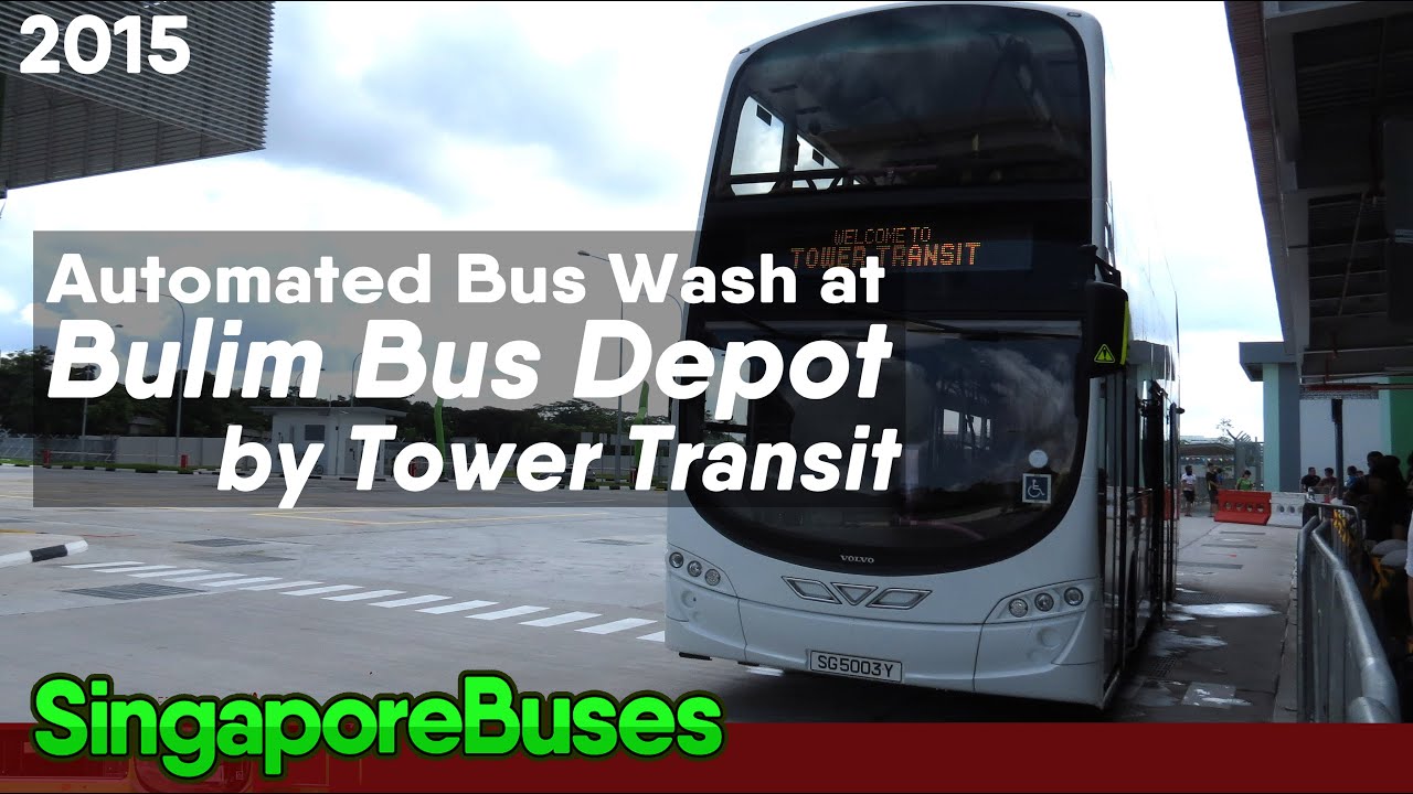 [Tower Transit] Automated Bus Wash @ Bulim Bus Depot Carnival 2015 ...