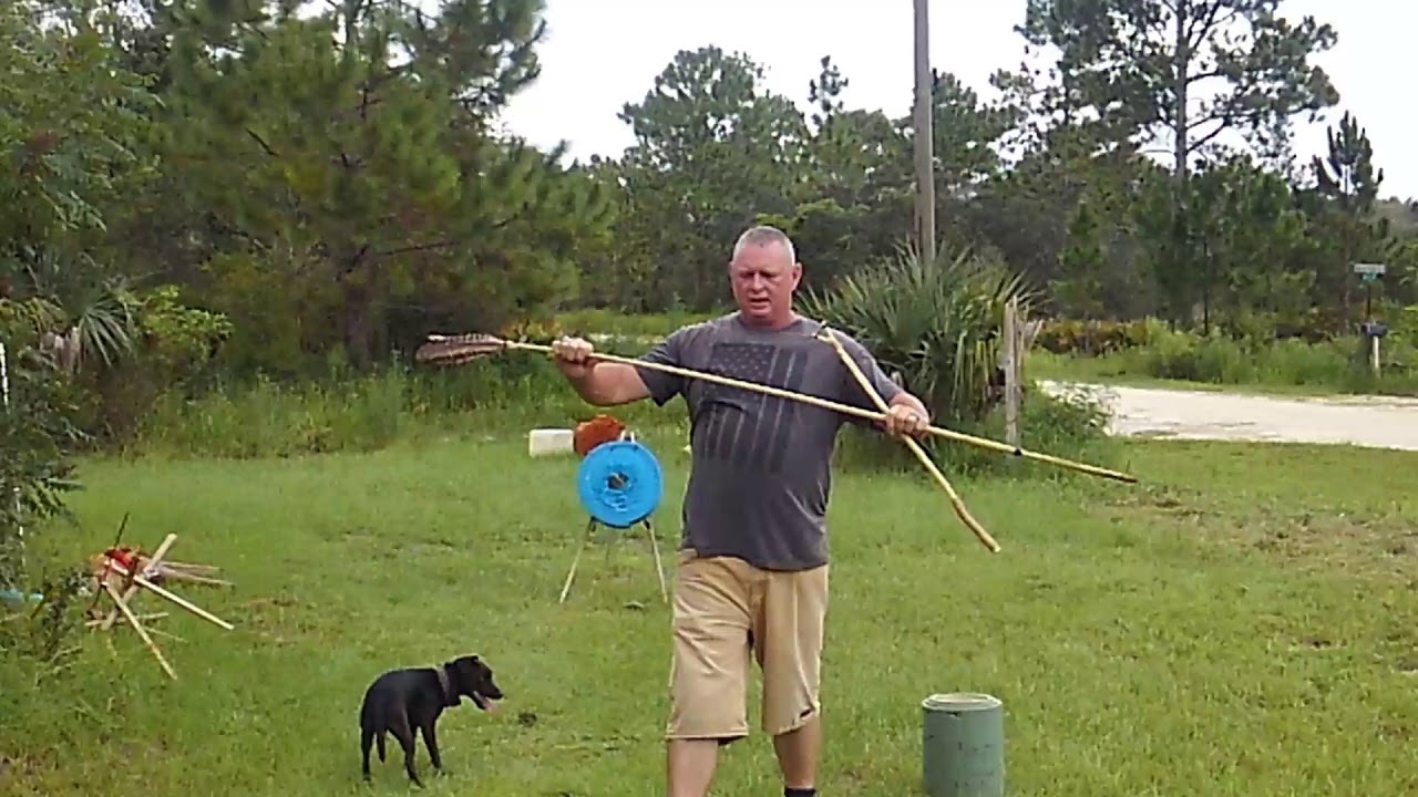 New knocking point for atlatl - YouTube