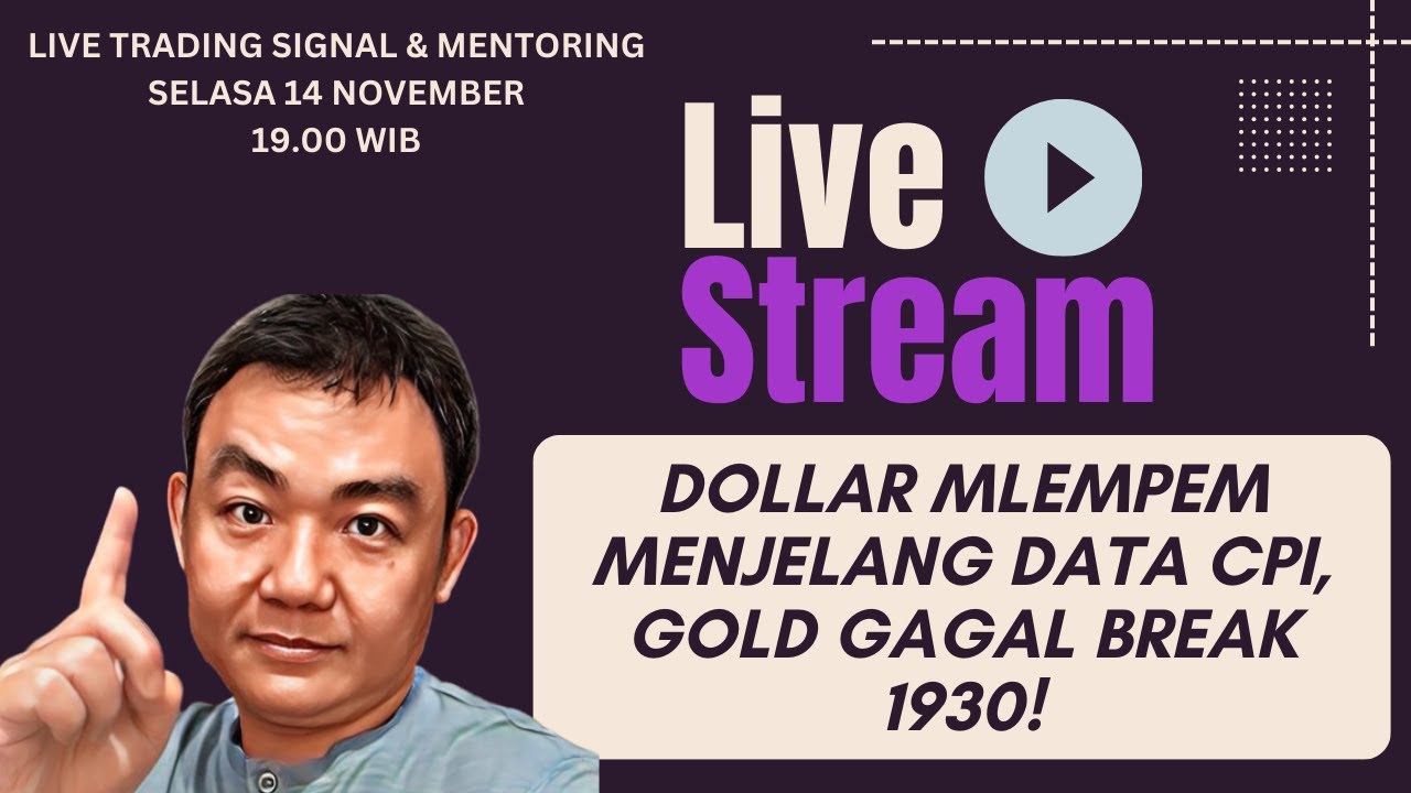🔴 LIVE TRADING SIGNAL FOREX & GOLD | MENTORING BERSAMA SETYO WIBOWO | 14 NOVEMBER 2023 - YouTube
