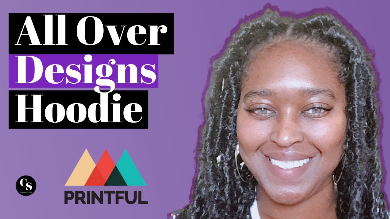 Printful All Over Designs Hoodie | Print On Demand Design - YouTube
