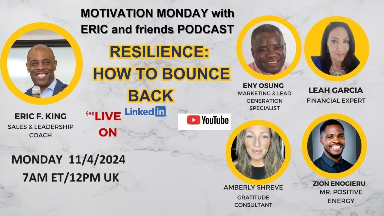 RESILIENCE: HOW TO BOUNCE BACK - YouTube