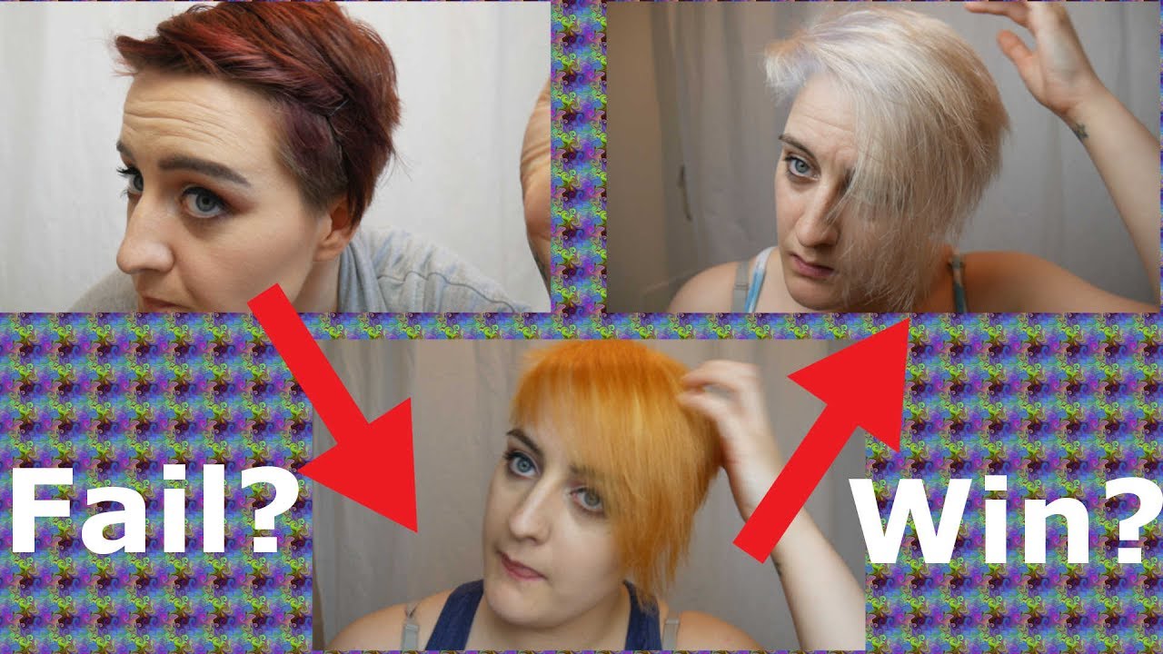 Boyfriend bleached my Pixie Hair - Fail Or Win? - YouTube